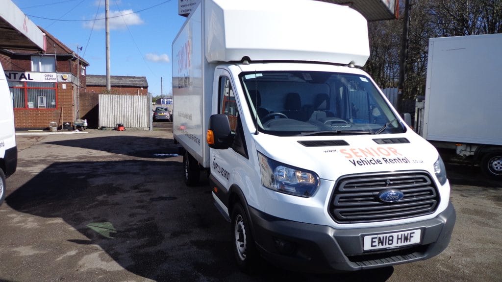Ford Transit 350t Luton Tail-lift - Senior Vehicle Rental